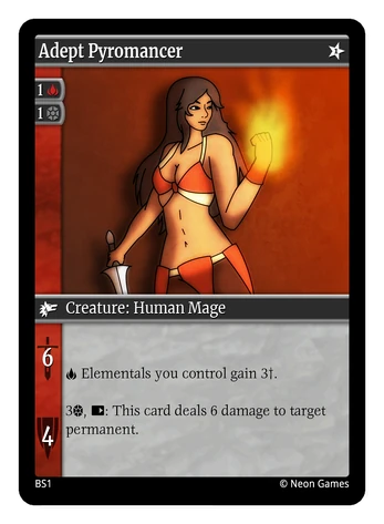 Adept Pyromancer (XCG Card) | World of Immortals Wikia | Fandom
