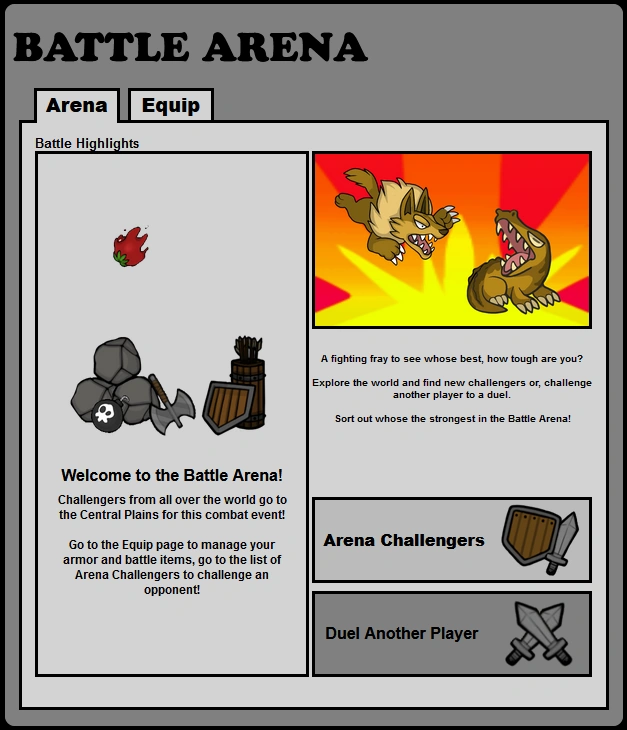 Battle Arena | World of the Wilds Wiki | Fandom