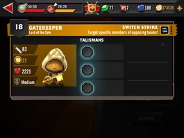 Gatekeeper | World of Warriors Wiki | Fandom