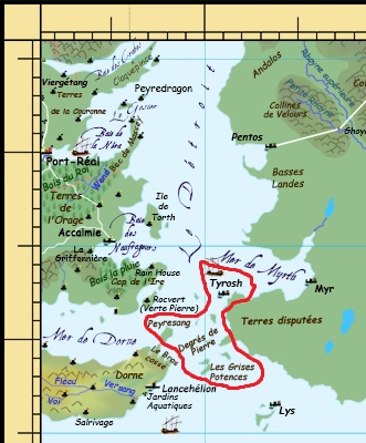Les archipels de Tyrosh | Wiki World of Westeros | Fandom