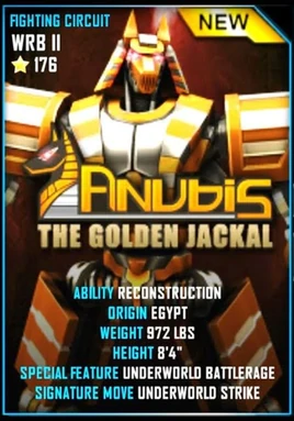 Anubis | World Robot Boxing Wiki | Fandom