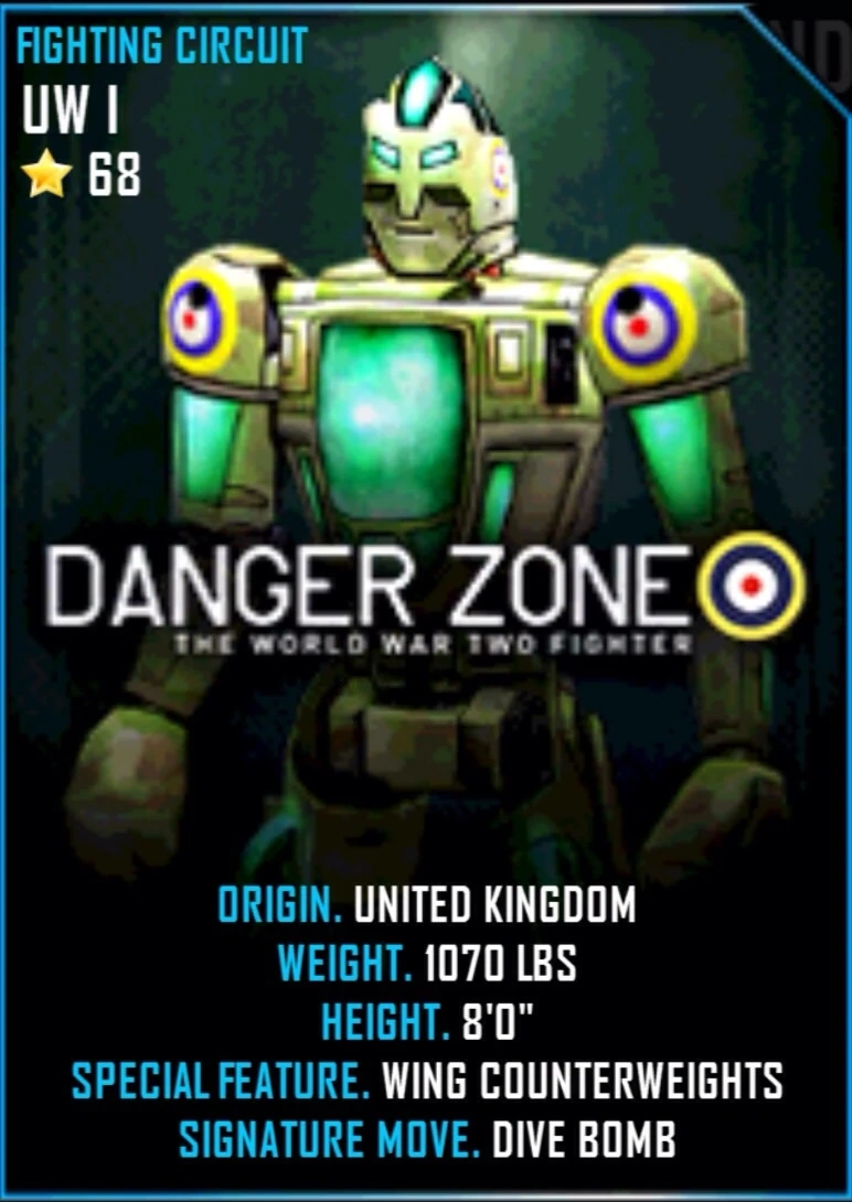 Danger Zone | World Robot Boxing Wiki | Fandom