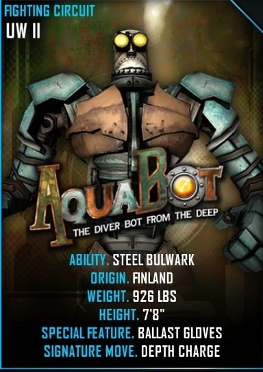 Aqua Bot | World Robot Boxing Wiki | Fandom