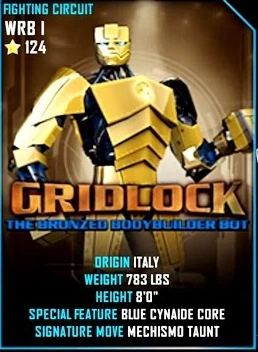 Gridlock | World Robot Boxing Wiki | Fandom