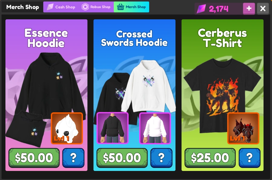 Merch | World // Zero Wiki | Fandom