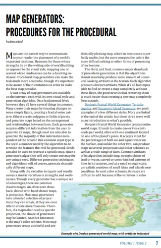 Map Generators: Procedures for the Procedural | Worldbuilding Magazine ...