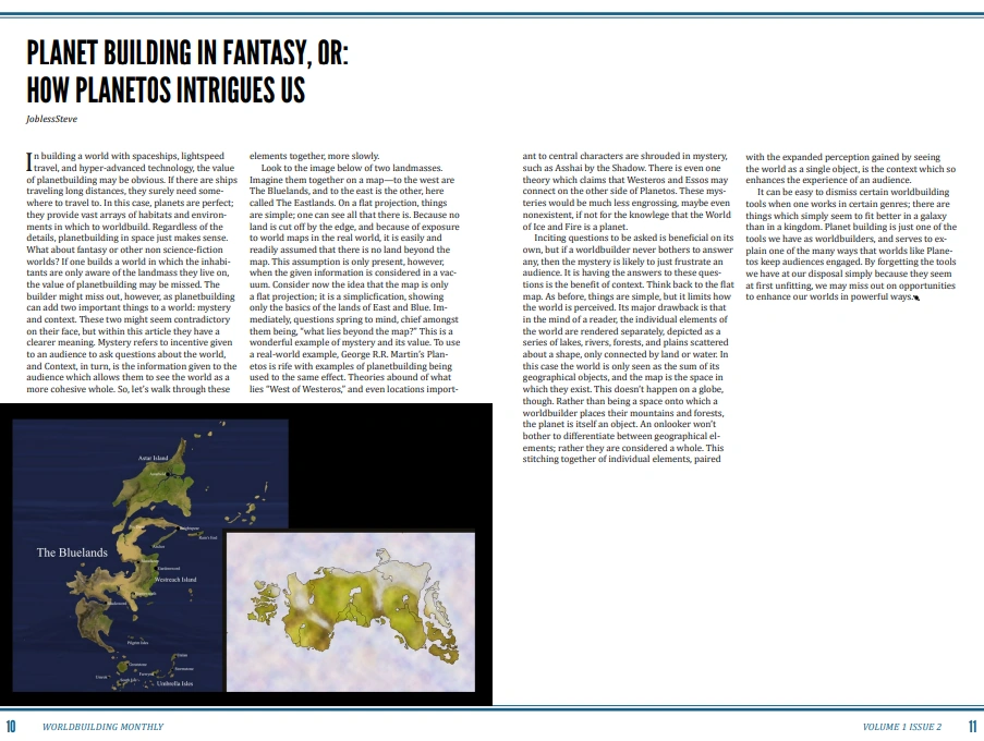 Planet Building in Fantasy, or: How Planetos Intrigues Us ...