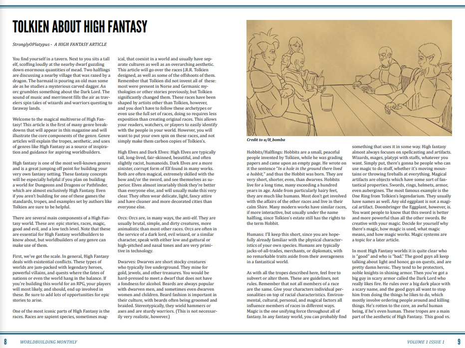 Tolkien About High Fantasy | Worldbuilding Magazine Wiki | Fandom