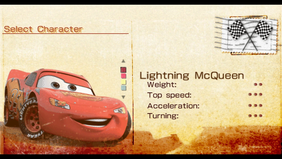 User blog:Razor Boyz/Cars PSP Stats | Pixar Cars Wiki | Fandom