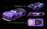 Vinyl Toupee | Pixar Cars Wiki | Fandom