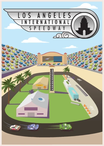Los Angeles International Speedway | Pixar Cars Wiki | Fandom