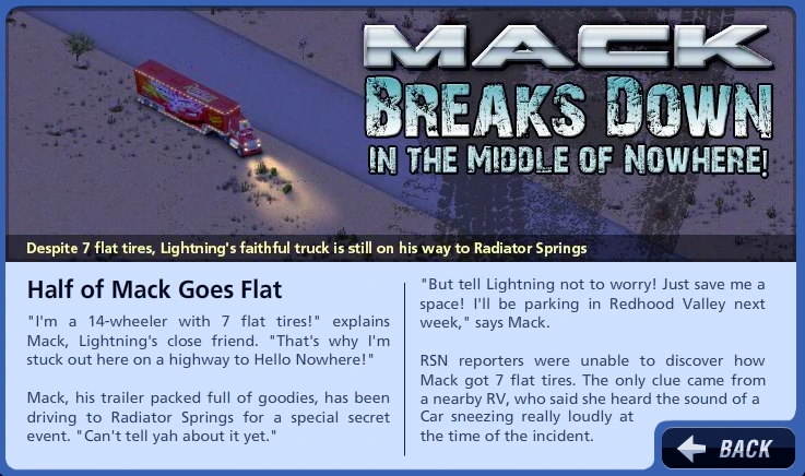 Mack's Holiday Bash ('N' Crash) | Pixar Cars Wiki | Fandom