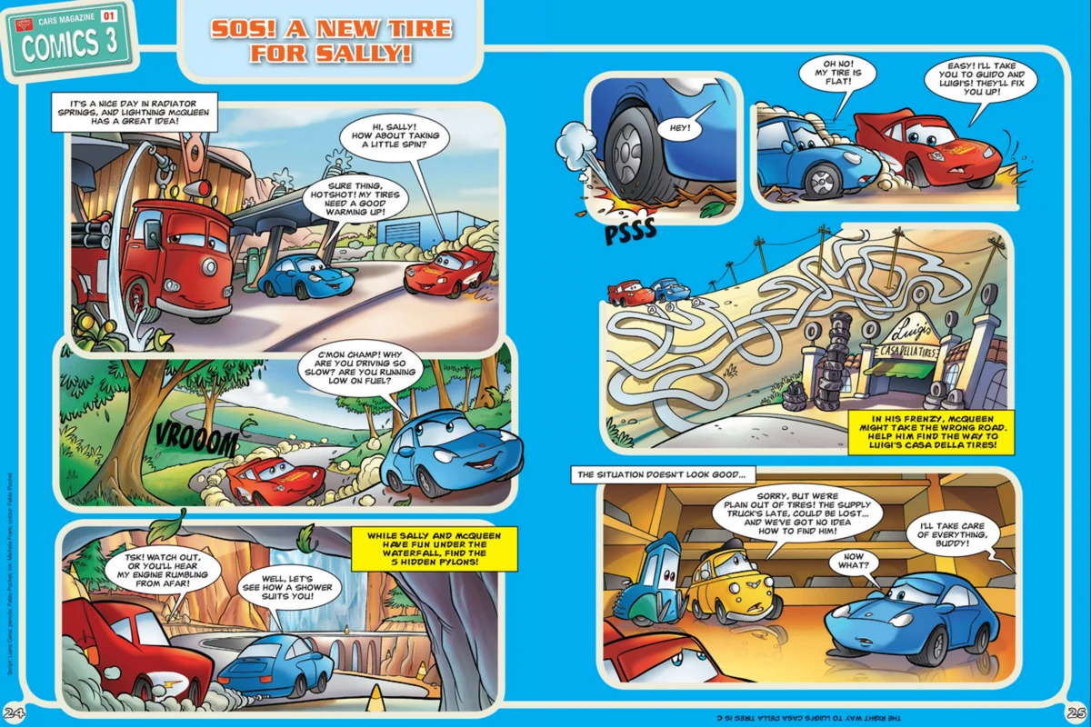 SOS! A New Tire for Sally! | Pixar Cars Wiki | Fandom