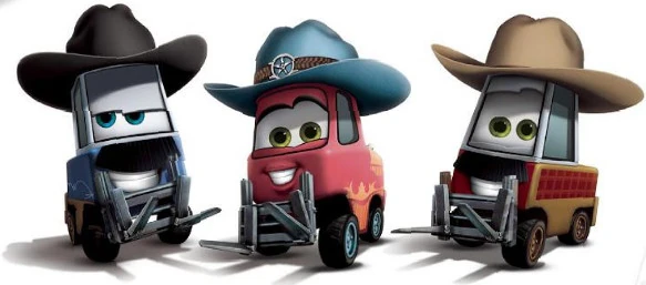 Tex, Millie, and Luke | Pixar Cars Wiki | Fandom