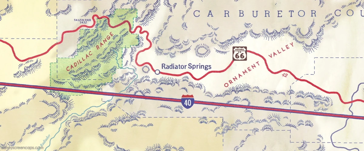Radiator Springs Greater Area | Pixar Cars Wiki | Fandom