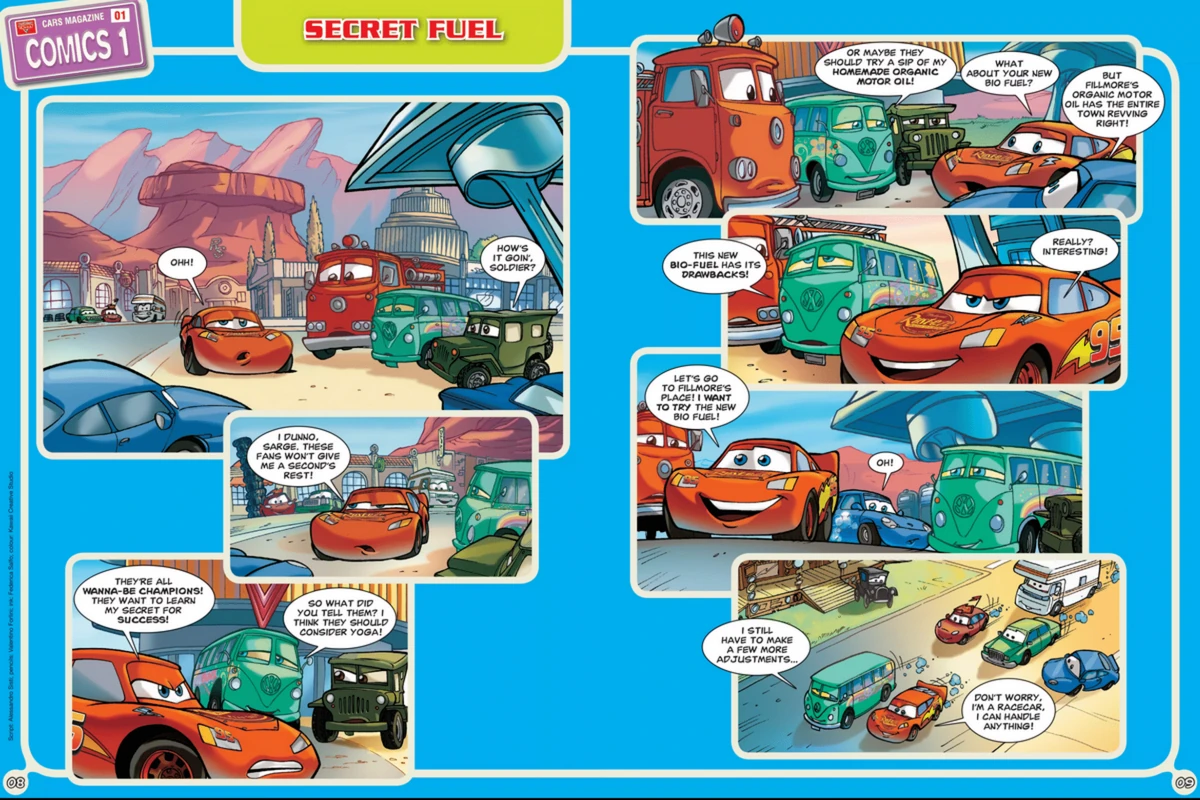 Category:Cars Magazine comics | Pixar Cars Wiki | Fandom