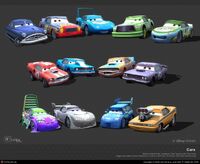 Cars: The Videogame/Beta elements | Pixar Cars Wiki | Fandom