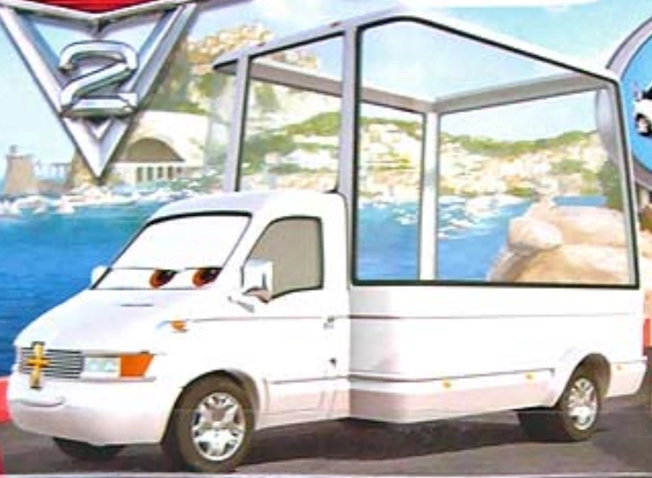 The Popemobile | Pixar Cars Wiki | Fandom
