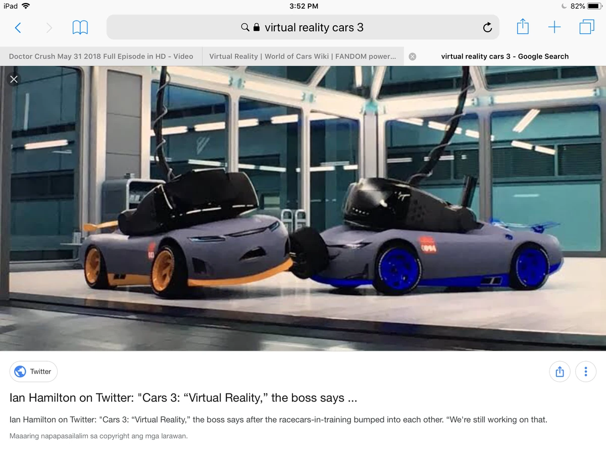 Virtual Reality | Pixar Cars Wiki | Fandom