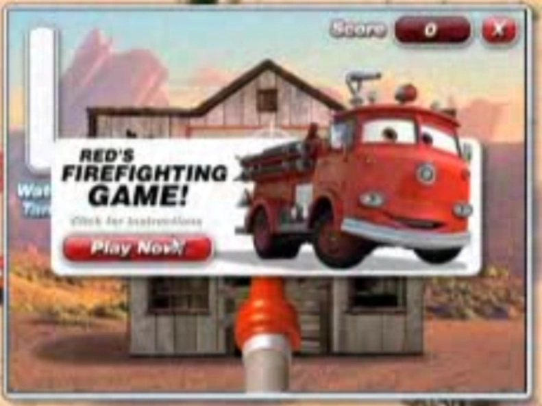 Red's Firefighting Game! | Pixar Cars Wiki | Fandom