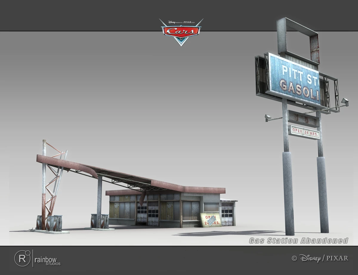 Pitt Stop Gasoline | Pixar Cars Wiki | Fandom