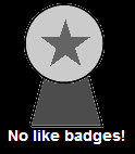 Badge:No like badges! | World Of Hello Wiki | Fandom