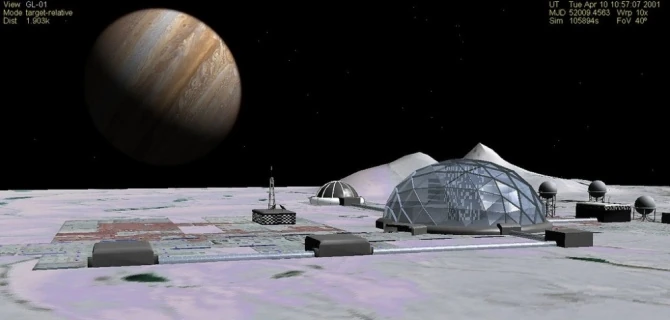 Jupiter Moon Colony