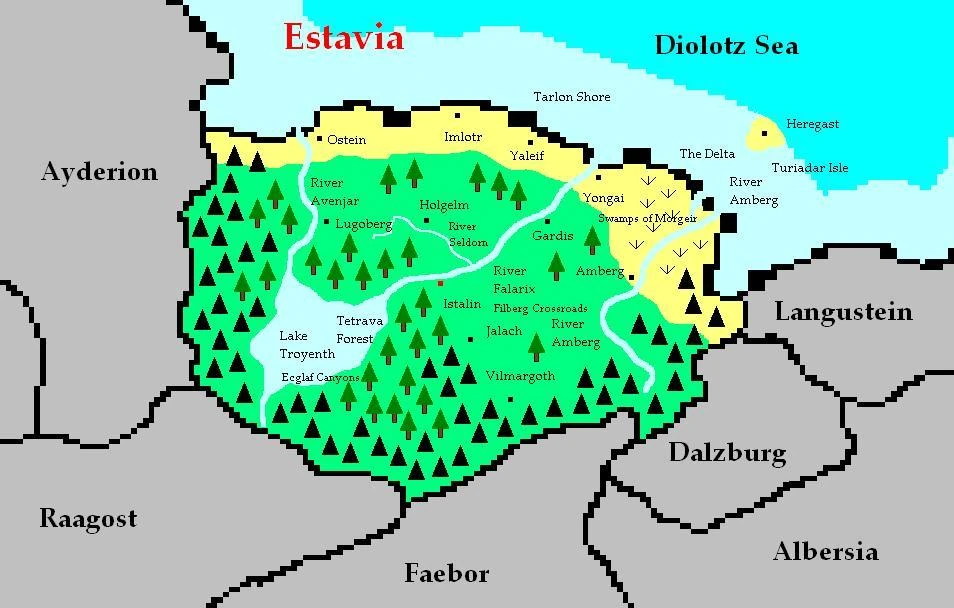 Estavia Map | Talarion Wiki | Fandom