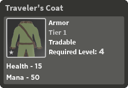 Traveler's Coat | WorldZero Wiki | Fandom