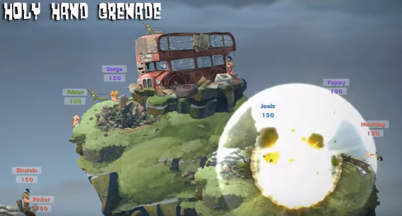 Holy Hand Grenade - Official Worms W.M.D. Wiki