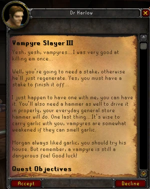 Vampyre Slayer | World of RuneScape Wiki | Fandom