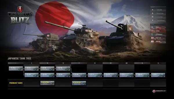 Japanese Tanks | WoT Blitz Wiki | Fandom