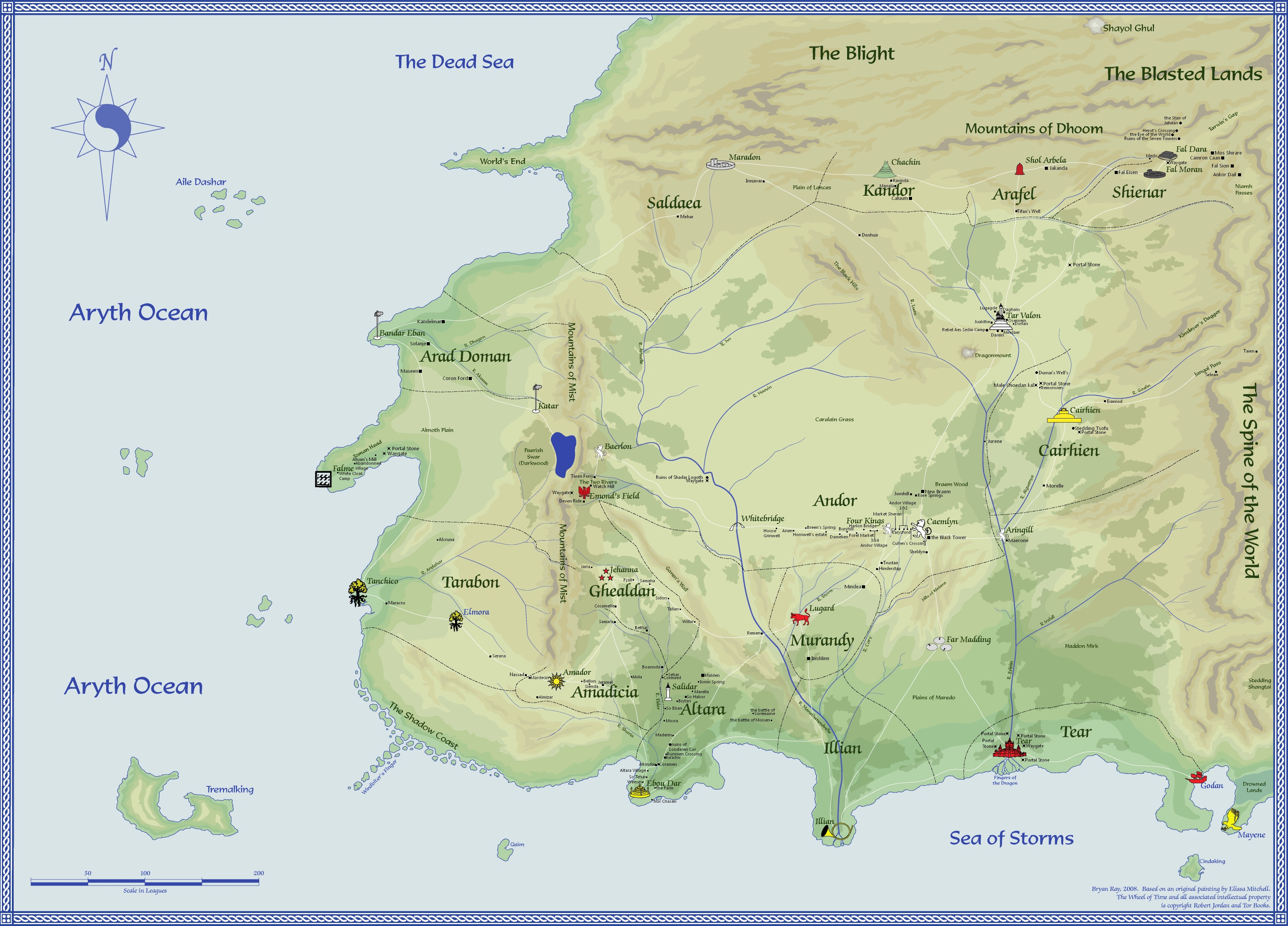 Wheel Of Time Map Seanchan
