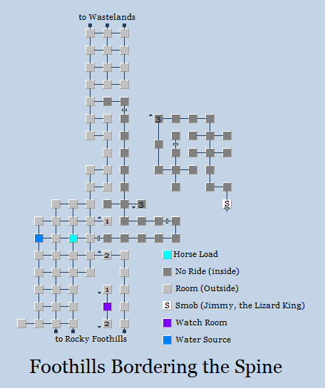 Foothills Bordering the Spine | WoTMUD Wiki | Fandom