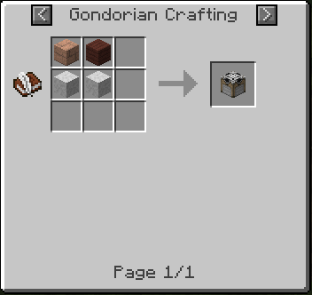 Gondorian Crafting Table | WOTRMC Wiki | Fandom