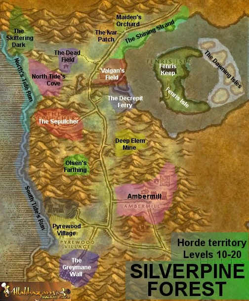 Categoría:Subzonas de Silverpine Forest | World of Warcraft Wiki | Fandom