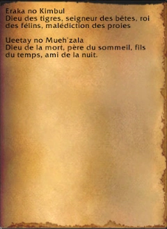 Tablette de Theka | WikiWoW | Fandom