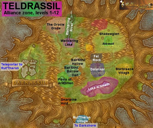 Categoríasubzonas De Teldrassil World Of Warcraft Wiki Fandom