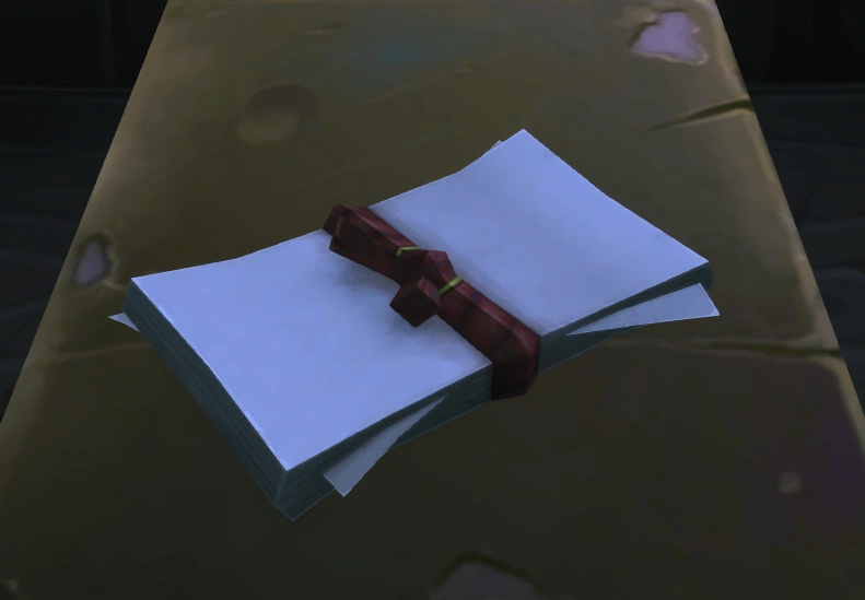 Crumbling Letter - Wowpedia - Your wiki guide to the World of Warcraft