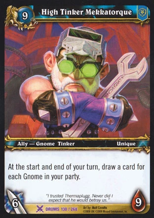 High Tinker Mekkatorque (Drums of War) - Wowpedia - Your wiki guide to ...