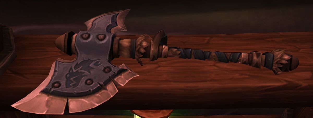 Fang Scarred Frostwolf Axe Wowpedia Your Wiki Guide To The World Of
