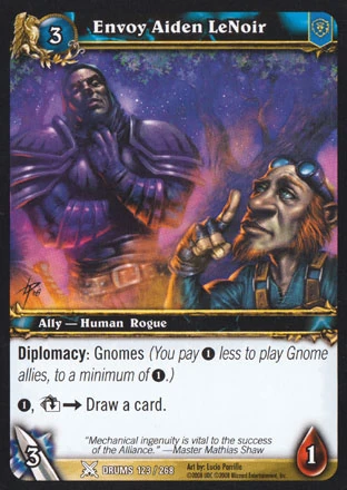 Envoy Aiden LeNoir - Wowpedia - Your wiki guide to the World of Warcraft