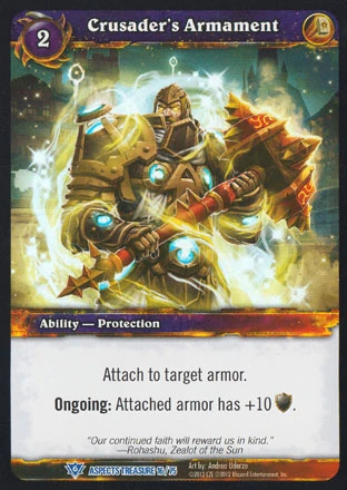 Crusader's Armament - Wowpedia - Your wiki guide to the World of Warcraft