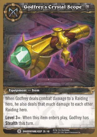 Godfrey's Crystal Scope (TCG Shadowfang Keep) - Wowpedia - Your wiki ...