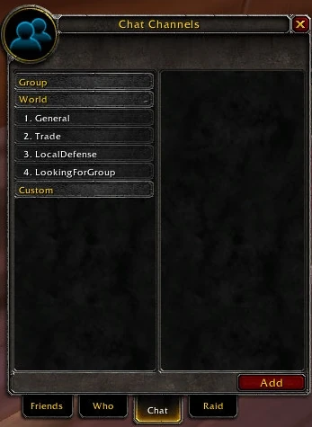 Chat Channels - Wowpedia - Your wiki guide to the World of Warcraft