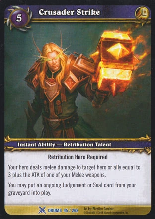 Crusader Strike (Drums of War) - Wowpedia - Your wiki guide to the ...