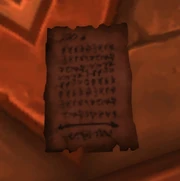 Hastily-Scrawled Note - Wowpedia - Your wiki guide to the World of Warcraft