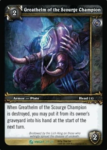 Greathelm of the Scourge Champion (TCG Death Knight Deluxe Starter ...