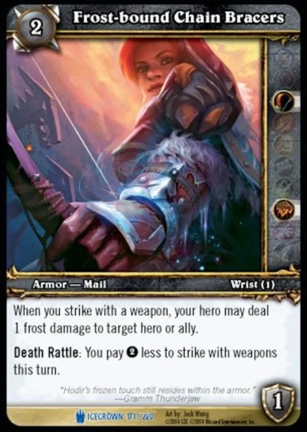 Frost-bound Chain Bracers (Icecrown) - Wowpedia - Your wiki guide to ...