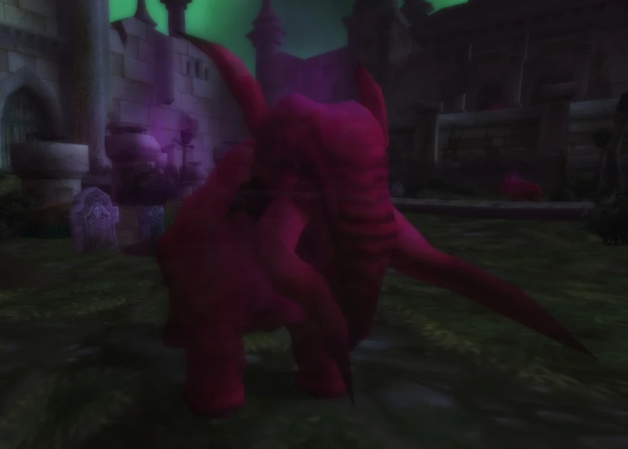 Tirisfal Pink Elekk - Wowpedia - Your wiki guide to the World of Warcraft